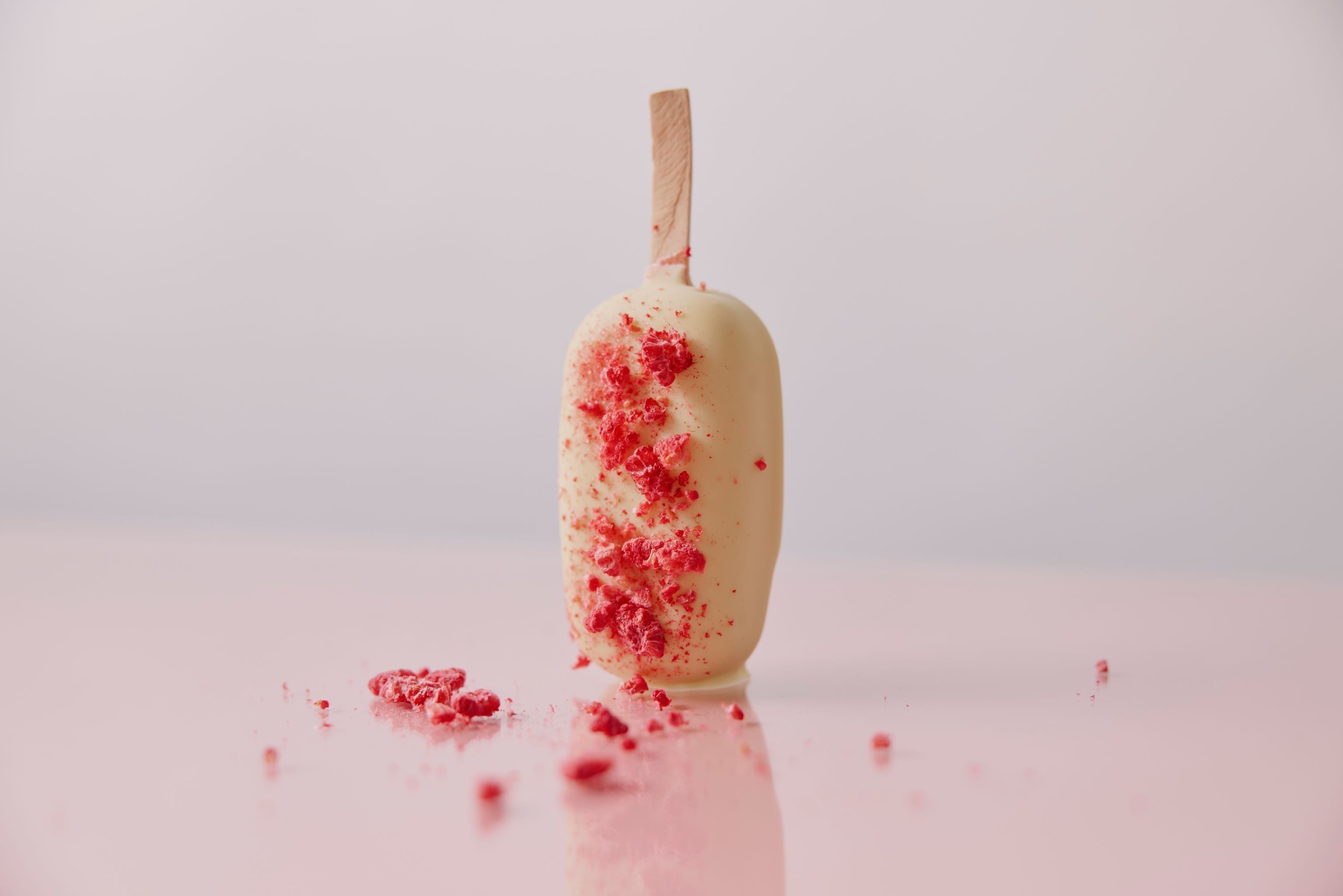 Raspberry Sorbet Sticks – Fresh As